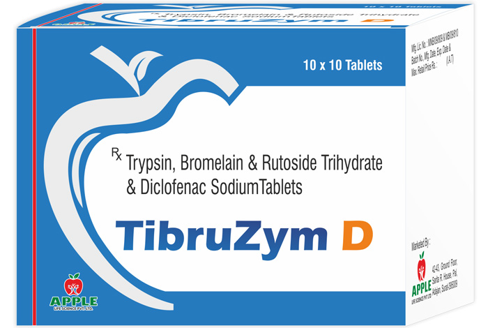 Tibruzyme D || APPLE LIFE SCIENCE PVT LTD